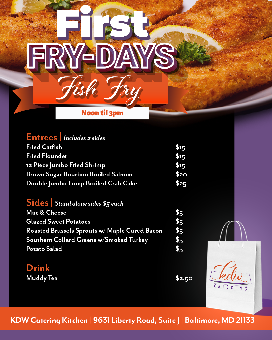 First Fry-Days Fish Fry in Baltimore – KDW Catering – Full-Service ...